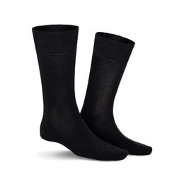 Socken Kunert "Socke Longlife", Damen, Gr. 39-42, schwarz (schwarz 0070), Obermaterial: 45% Polyamid PA. 35% Lyocell CLY. 18% Polypropylen PP. 2% Elasthan EL., Socken Socken
