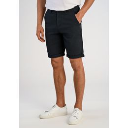 Chinoshorts LINDBERGH "Chino-Shorts Relaxed Fit", Herren, Gr. L, schwarz, Obermaterial: 98% Baumwolle, 2% Elasthan, unifarben, relaxed fit, Hosen Chinoshorts