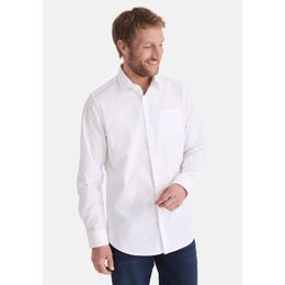 Langarmhemd Stooker Men "HUGH Hemd Langarm Regular Fit", Herren, Gr. XXL, US-Gr&ouml;&szlig;en, brilliant wei&szlig;, Web, 60% Baumwolle, 40% Polyester, regular fit, Hemden, Langarm Hemd Regular Fit f&uuml;r Herren