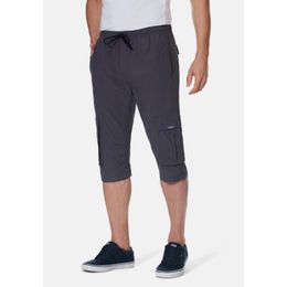 Bermudas HERO by John Medoox "William Beach Bermuda", Damen, Gr. L, grau (anthrazit), Sweatware, 70% Baumwolle, 30% Polyester, gerade kurz, Hosen Bermudas, Bermuda Casual Funktionsqualit&auml;t f&uuml;r Herren