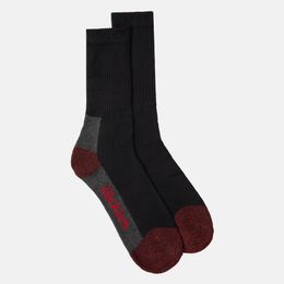 Arbeitssocken Dickies "Dickies Workwear Socken CUSHION CREW SOCKS", Herren, Gr. 39-42, schwarz, 73% Baumwolle, 22% Polyester, 4% Polyamid, 1% Elasthan, Socken