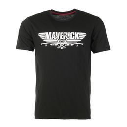 T-Shirt Top Gun "PP201012", Herren, Gr. 50M, schwarz, Obermaterial: 100% Baumwolle, Shirts T-Shirt