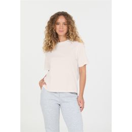 Funktionsshirt NOU "Leisy", Damen, Gr. 36, wei&szlig;, wei&szlig;, 100% Baumwolle, unifarben, normal, Rundhals, Shirts Funktionsshirt, relaxed fit