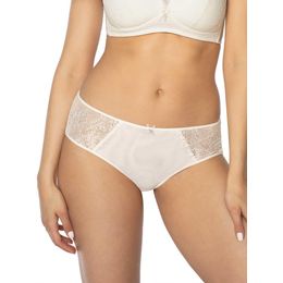 Slip Viania "Damen Slip Carmen", Damen, Gr. 46, beige (cream), Stoff, Obermaterial: 85% Polyamid PA. 10% Elasthan EL. 5% Baumwolle CO., Unterhosen Slip