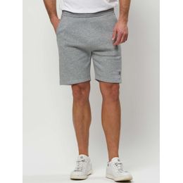 Shorts VINSON "VINSON Shorts VMSimpson", Herren, Gr. L, Normalgr&ouml;&szlig;en, grau melange, Obermaterial: 80% Baumwolle, 20% Polyester, Hosen Shorts