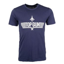 T-Shirt Top Gun "PP201011", Damen, Gr. 52L, blau (navy), Obermaterial: 100% Baumwolle, Shirts T-Shirt