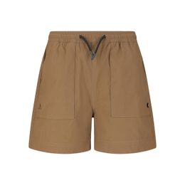 Shorts WHISTLER "Portus jr.", M&auml;dchen, Gr. 128, EURO-Gr&ouml;&szlig;en, karamell, 95% Polyamid, 5% Elasthan, unifarben, kurz, Hosen Shorts, Komfort