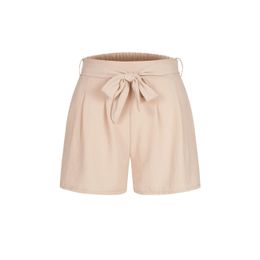 Shorts CLOUD 5IVE "CLOUD 5IVE Cloud5ive Musselin Shorts", Damen, Gr. L, US-Gr&ouml;&szlig;en, beige, 100% Polyester, unifarben, normal, Hosen Shorts