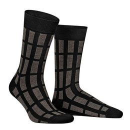 Socken Hudson "Socke Pin", Damen, Gr. 39-42, schwarz (schwarz 0005), Obermaterial: 75% Baumwolle CO. 23% Polyamid PA. 2% Elasthan EL., Socken Socken