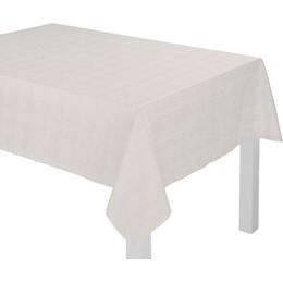 Tischdecke WIRTH "Torbole" Gr. 3, beige, B:160cm L:130cm, Baumwolle, Polyester, Tischdecken, Tischdecke