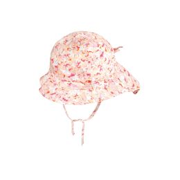 Baseball Cap Chaplino, M&auml;dchen, Gr. 48, rosa, 100% Baumwolle, bedruckt, Caps, mit Schmetterlingen und Nackenschutz