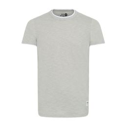 !Solid Rundhalsshirt SOLID "Rundhalsshirt SDRigos", Herren, Gr. XL, grau (monument), Obermaterial: 100% Baumwolle CO., Shirts Rundhalsshirt
