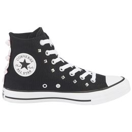 Sneaker Converse "CHUCK TAYLOR ALL STAR", Damen, Gr. 36, schwarz, pink frosting, wei&szlig;, Leder, Schuhe Sneaker