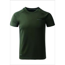 Funktionsshirt Endurance "Actty Jr.", M&auml;dchen, Gr. 116, gr&uuml;n (olivgr&uuml;n, gr&uuml;n), 100% Polyester, unifarben, normal, Rundhals, Shirts Funktionsshirt, mit schnelltrocknender QUICK DRY-Technologie