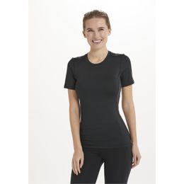 Funktionsshirt Endurance "Power", Damen, Gr. 40, schwarz, 90% Polyester, 10% Elasthan, unifarben, normal, Rundhals, Shirts Funktionsshirt, mit luftigen Mesh-Eins&auml;tzen