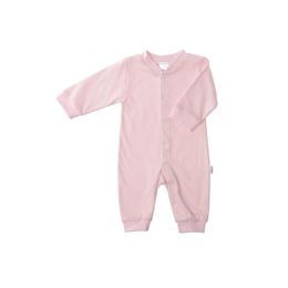 Schlafanzug Liliput "AOP Punkte", Jungen, Gr. 62/68, rosa, 100% Baumwolle, bedruckt, Rundhals, Homewear-Sets Schlafanzug, mit durchgehender Druckknopfleiste