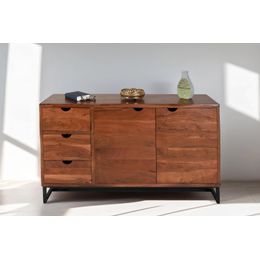 Sideboard SUKHOTHAI / nussbaumfarben / 145 cm