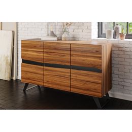 Sideboard SARA / nussbaumfarben