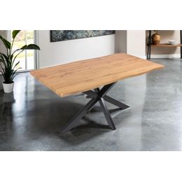 Esstisch DUA / 160x85 / Spider-Gestell Schwarz