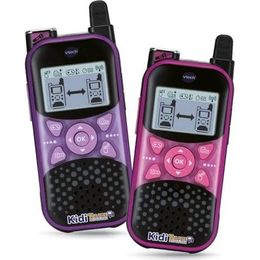 Vtech KidiTalkie Explorer, Walkie-Talkie pink/lila, 2 St&uuml;ck
