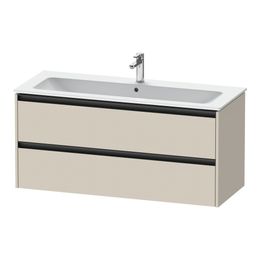 Duravit Waschtischunterschrank Ketho.2 121x48cm, Tau matt, 2 Schub., wandh&auml;ngend (K25265083830000)