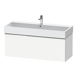 Duravit Waschtischunterschrank D-Neo 118,4x44,2cm, chr/we ma, 1 Ausz., wandh&auml;ngend (DE4275010180000)