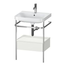 Duravit M&ouml;belwaschtisch-Kombi Happy D.2 Plus 57,5x49cm, 1 HL, No w m, m Kons, 1 Lad (HP4840O3939)