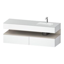 Duravit Einbauwaschtisch-M&ouml;bel-Set Qatego 160x50x60cm, Kon-WTU, B, B r, T m/we ma (QA4796091180010)