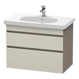 Duravit Waschtischunterschrank DuraStyle 80x45,3cm, tau/bas ma, 2 SchKa., wandh&auml;ngend (DS648409143)