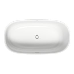 Duravit Badewanne Zencha 160x85x45,5cm, 1 RS, frei., matt-wei&szlig; (700462000000000)