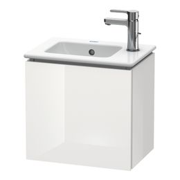 Duravit Waschtischunterschrank L-Cube 42x29,4x40cm, wandh&auml;ngend, T&uuml;r li, we. hgl (LC6272L8585)