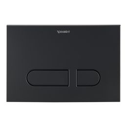 Duravit Bet&auml;tigungsplatte DuraSystem 21,7x14,7cm, mech., f WC A1, sw matt (WD5001031000)