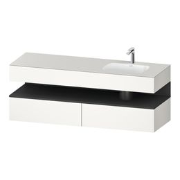 Duravit Einbauwaschtisch-M&ouml;bel-Set Qatego 160x50x60cm, Kon-WTU, B, B r, gra m/we m (QA4796049840010)