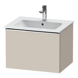 Duravit Waschtischunterschrank D-Neo 61x46,2cm, chr/Taup ma, 1 Ausz., wandh&auml;ngend (DE4261010910000)