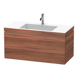 Duravit Waschtischunterschrank c-bonded L-Cube 100x48cm, 1 HL, N Nat, 1 Ausz., wandh&auml;ngend (LC6918O7979)