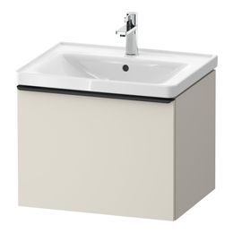 Duravit Waschtischunterschrank D-Neo 58,4x45,2x44cm, 1 A, wd, sw/Taup ma (DE42490BD910000)