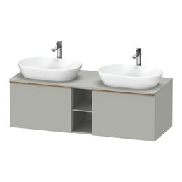 Duravit Waschtischunterschrank D-Neo 140x55cm, 2 A, 1 Pl, B bs, b geb/grau ma (DE4950B04070000)
