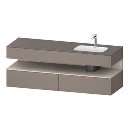Duravit Einbauwaschtisch-M&ouml;bel-Set Qatego 160x50x60cm, Kon-WTU, B re, Tau m/bas ma (QA4796091430000)