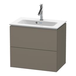Duravit Waschtischunterschrank Compact L-Cube 62x39,1cm, f Gr s-matt, 2 Schub., wandh&auml;ngend (LC625609090)