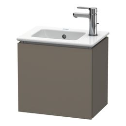 Duravit Waschtischunterschrank L-Cube 42x29,4x40cm, wd, T&uuml;r L, flan. Gr s-matt (LC6272L9090)