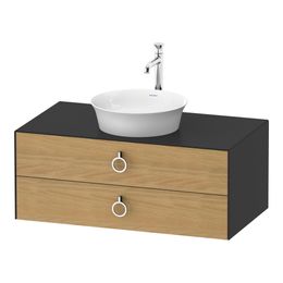 Duravit Waschtischunterschrank White Tulip 100x55cm, E N m/gra m, 2 La m G, 1 Pl (WT49910H558)