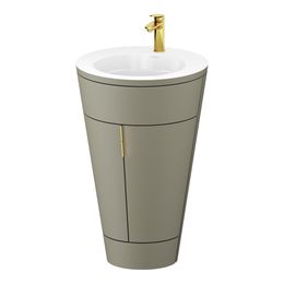 Duravit Waschtischunterschrank c-bonded Set Starck 1 56x86,4x60,5cm, st, G g p, st-g s-matt (S19513O34920000)