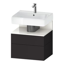 Duravit Waschtischunterschrank Qatego 59x47x59cm, w g/Gra m, 1 Kast, 1 Ausz. (QA4393022800000)