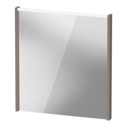 Duravit LED-Spiegel D-Code 2.0 65x70x5cm, 5 W, bas. ma, Lichtfeld oben (DC7076043430000)