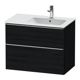 Duravit Waschtischunterschrank D-Neo 81x46,2cm, 1 Kast, B re, ES geb/Eiche sw (DE4367070160000)