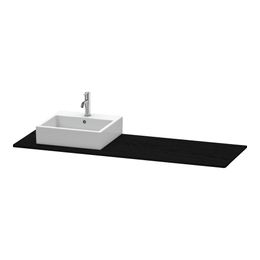 Duravit Konsole XSquare 160x55x1,6cm, m 1 AS, Beck. li, Ei sw (XS060HL1616)