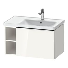Duravit Waschtischunterschrank D-Neo 78,4x45,2cm, 1 A, Beck. re, chr/we hgl (DE4257010220000)
