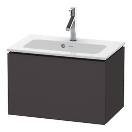 Duravit Waschtischunterschrank Compact L-Cube 62x39,1cm, graph matt, 1 Ausz., wandh&auml;ngend (LC615608080)