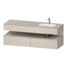 Duravit Einbauwaschtisch-M&ouml;bel-Set Qatego 160x50x60cm, Kon-WTU, B r, T m/tau matt (QA4796091830000)