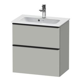 Duravit Waschtischunterschrank D-Neo Compact 61x37,2, sw/gr m, 1 Kast, 1 Ausz., wandh&auml;ngend (DE43680BD070000)